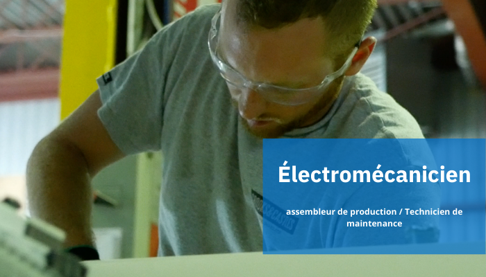 EMPLOI - Électromécanicien (AP & Maintenance) | St-Augustin, Qc