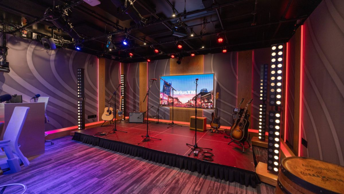 Building Sound Recording Studios for SiriusXM in Nashville